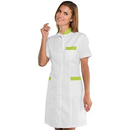 Catalina gown - Isacco White+apple Green 65% Polyester 35% Cotton ...