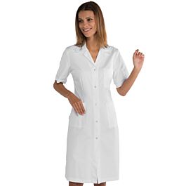 Woman gown - Isacco Bianco 100% Cotton | Isacco Divise