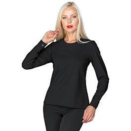 Camicetta donna Granada Technology - Isacco Nero Manica Lunga 100% ...