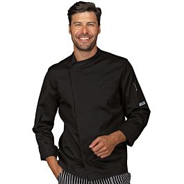 Bilbao chef jacket - Isacco Black 65% Polyester 35% Cotton | Isacco Divise
