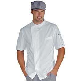 Bilbao chef jacket - Isacco Bianco 100% Cotton Satin | Isacco Divise