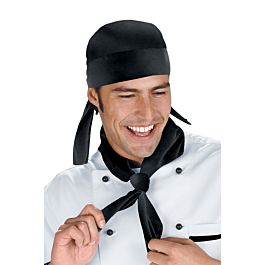 Chef triangle - Isacco Nero 65% Polyester 35% Cotton | Isacco Divise